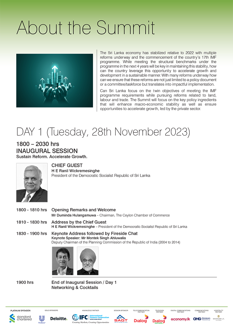 Sri Lanka Economic Summit 2023 – Embassy of Sri Lanka in Oman
